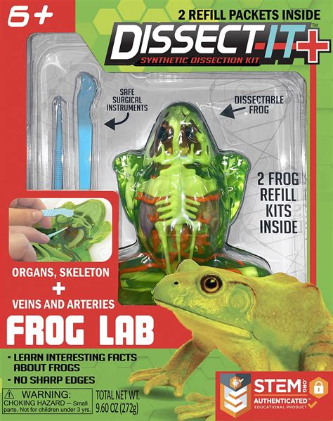 Dissect It Plus Upgraded Frog Dissection Toy Kit Realistic Lab