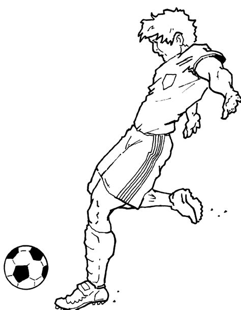 Disegno 19 Di Calcio Da Colorare