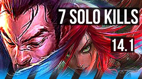 Yasuo Vs Kata Mid Solo Kills Games Dominating