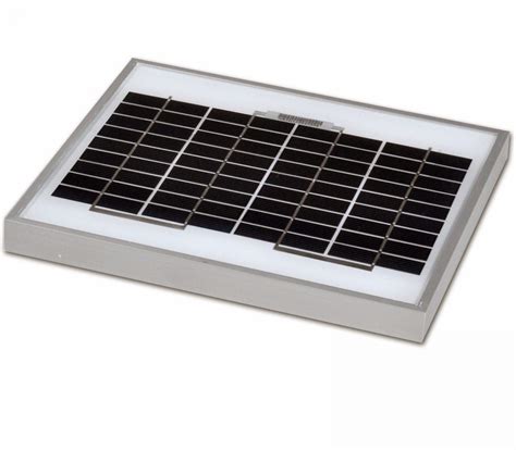 12v 5w Solar Panel Monocrystalline 265x200 All Weather