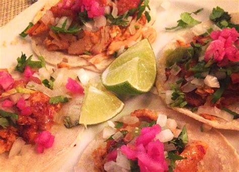 Tacos De Pollo Al Pastor Recetas Mexicanas Comida Mexicana