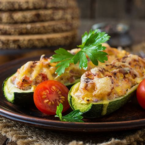 Recette Courgettes farcies à la ricotta