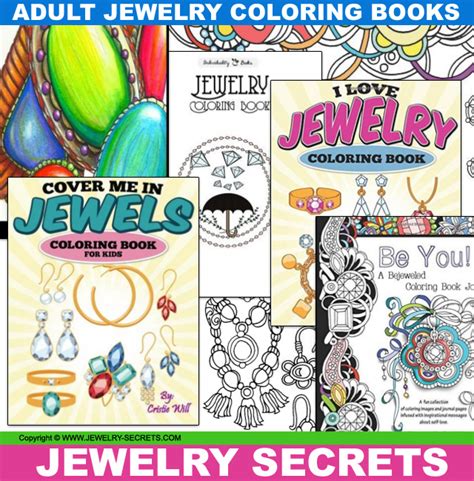 Adult Jewelry Coloring Books Jewelry Secrets