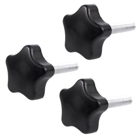 3X Vis M8 x 40 mm Tête éToile Vis à Oreilles Poignée Bouton de Serrage