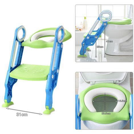 SiFreeRéducteur de WC bébé enfant Siège de toilette échelle Chaise