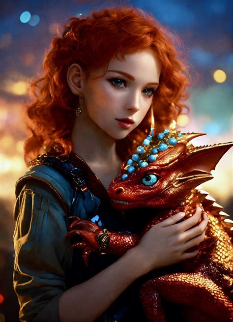 Download Ai Generated Girl Dragon Royalty Free Stock Illustration Image Pixabay