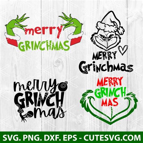 Merry Grinchmas SVG Grinchmas SVG Bundle Grinchmas ClipArt