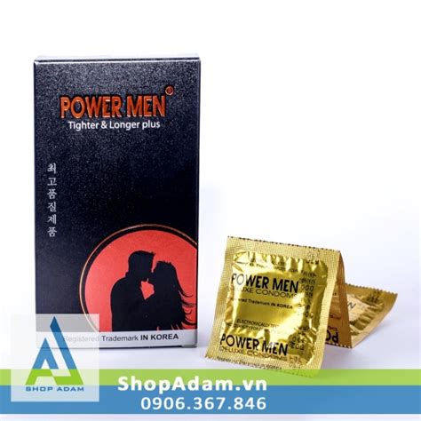 Bao cao su size nhỏ có gai kéo dài thời gian Power Men Tighter Longer Plus