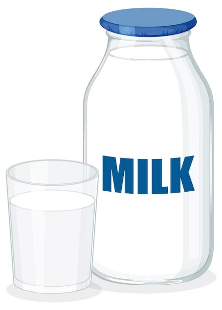 Small Milk Carton With Cow Head Icon Sign Clipart Element Cute Clip