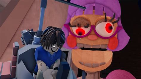 Escape Miss Ani Tron S Detention Scary Obby Mini Helicopter