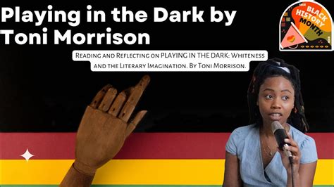 Playing In The Dark Whiteness And The Literary Imagination By Toni