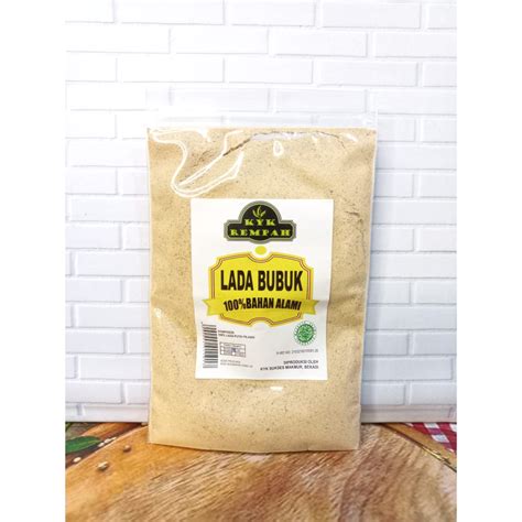 Jual LADA PUTIH BUBUK ASLI Premium Shopee Indonesia