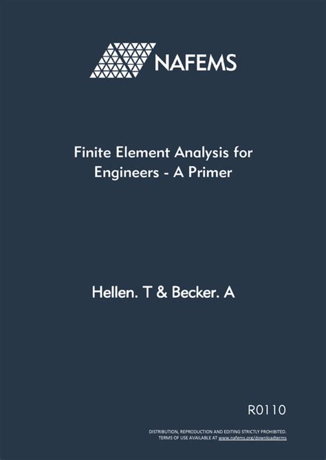 nafems finite element analysis for engineers a primer