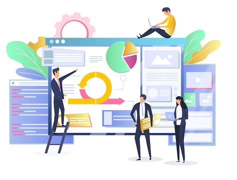 Premium Vector Agile Software Development Methodology Concept Vector