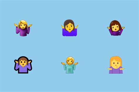 WhatsApp Qué significa el emoji de la mujer con los hombros encogidos