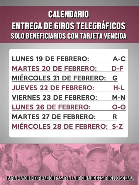 Calendario Ayuda Adultos Mayores 2024 Evita Janette