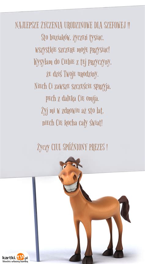 NAJLEPSZE ŻYCZENIA URODZINOWE DLA SZEFOWEJ Darmowe kartki
