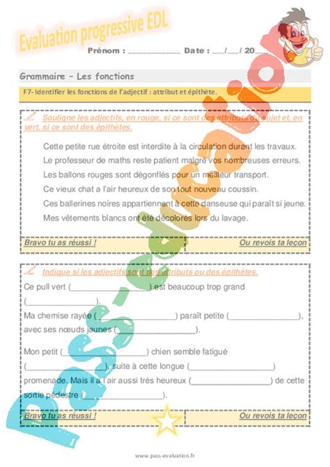 Evaluation Progressive Par Comp Tences Nature Et Fonction Cm Pdf