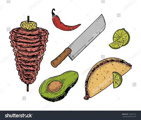 Tacos Al Pastor Vector Images Stock Photos Vectors Shutterstock