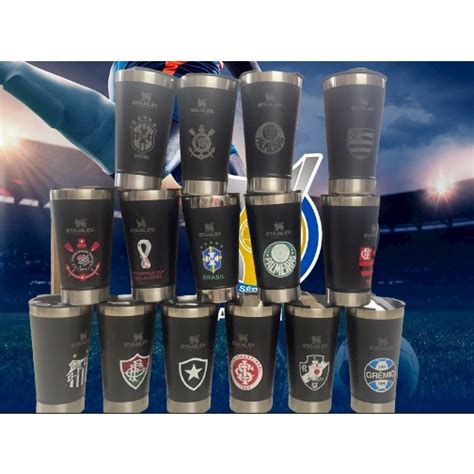 Copo térmico tampa Personalizado do Brasil Times Flamengo