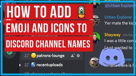 Discord Tutorial How To Add Emoji And Icons To Channel Names Youtube