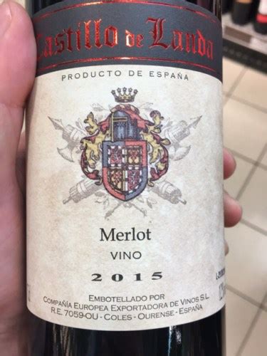 2015 Castillo De Landa Merlot Vivino US