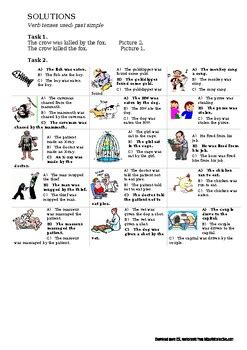 Active Or Passive 1 Multiple Choice Exercises With KEY In Past Simple