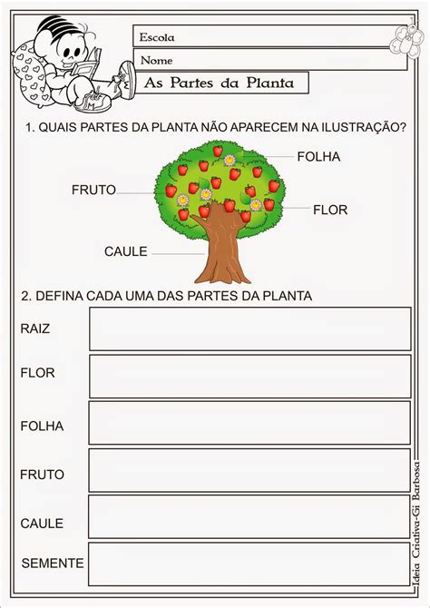Lipitipi Atividades E Projetos Fundamental I Aula Atividade As Partes