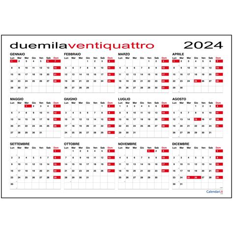 Calendario 2024 Con Settimane Pdf Image To U