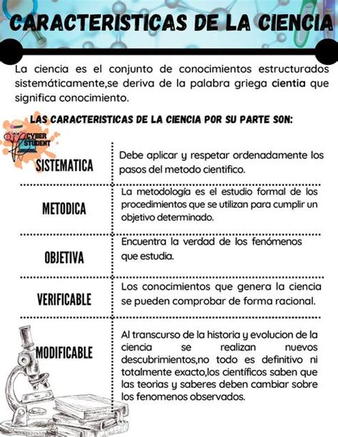 Caracter Stica De La Ciencia Cyber Student Udocz