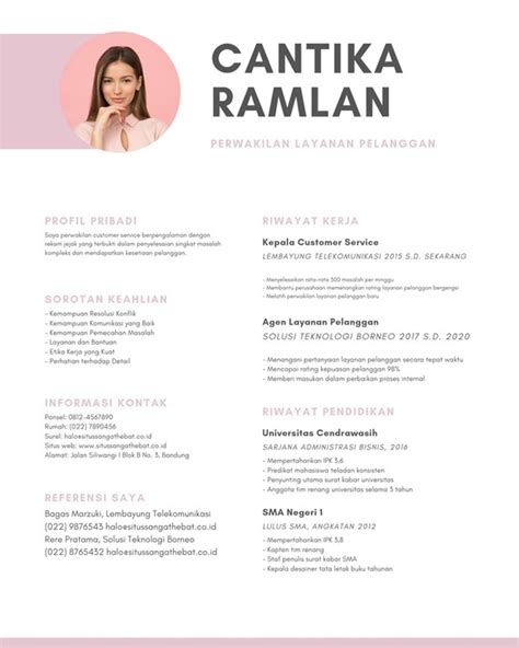 10 Contoh Resume Lamaran Kerja Yang Baik Dan Benar