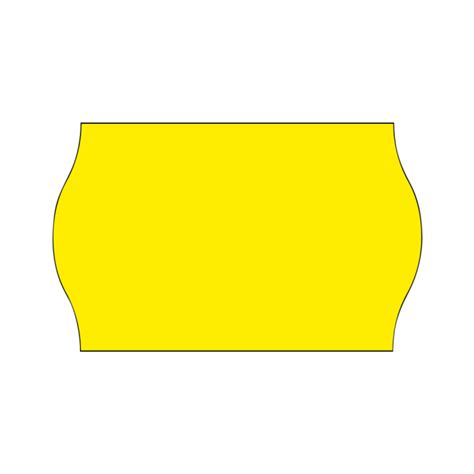 Etiquettes Meto 26x16 Mm Jaunes Fluo Permanent