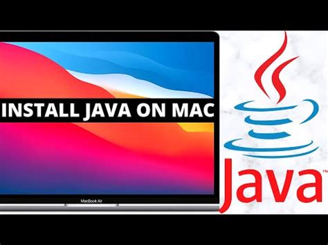 How To Install Java Jdk On Mac Os X Youtube