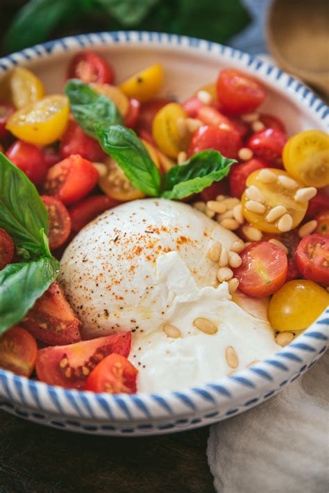 Salade De Tomate Mozzarella Burrata Recette Facile Et D Licieuse