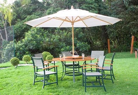 Jogo Conjunto De Mesa Girat Ria Guarda Sol Piscina Jardim R