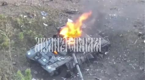 Sukcesy Ukrainy Polski czołg PT 91 Twardy zniszczony na Ukrainie