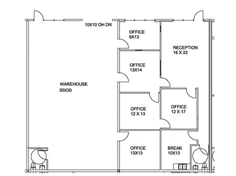 Office Warehouse Floor Plans Floorplans Click