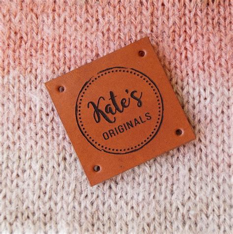 Personalized Knitting Labels Custom Crochet Tags Clothing Etsy Uk