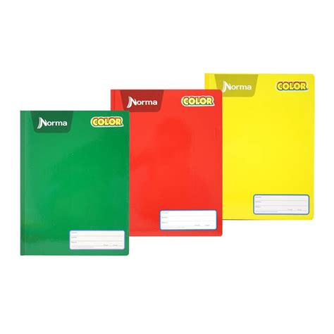 Cuaderno Cosido Forma Francesa Norma Color Hojas Doble