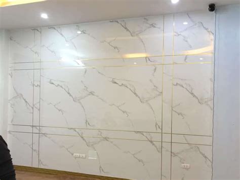 Ốp tường bằng tấm nhựa giả đá Tấm Nhựa Ốp Tường Tiến Phát