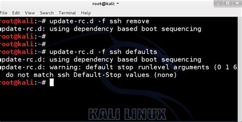 Enable SSH On Kali Linux Enable SSH On Kali Linux