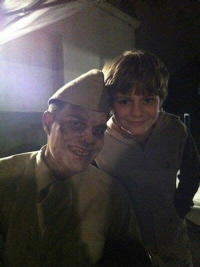 Ty Simpkins With A Ghost From Insidious Please Follow Me Thank You I