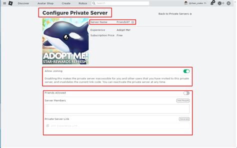 How To Create A Private Server In Roblox