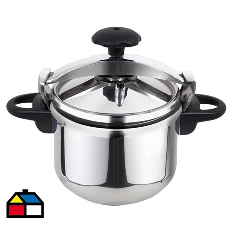 Olla a presión 8 Litros Acero inoxidable Clásico Sodimac Chile