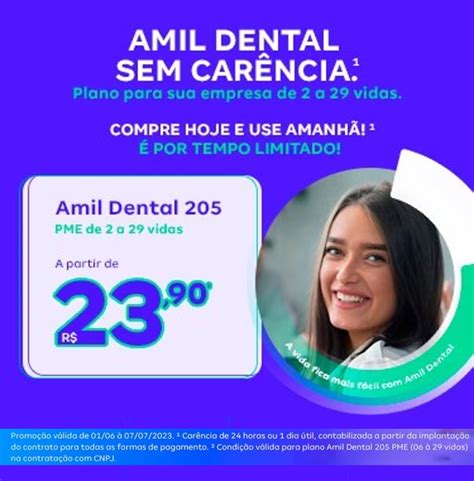 Promo O Amil Dental Sem Car Ncia Amil Dental Planos Odonto