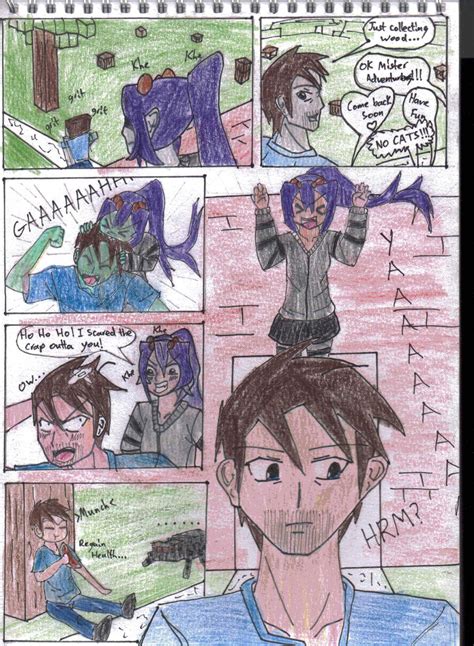 Minecraft Manga Page 5 Mob Talker Series By Kgelitez On Deviantart