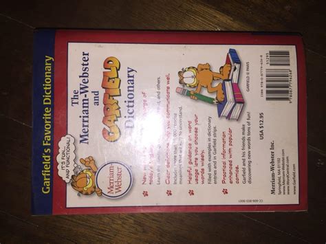 Merriam Webster And Garfield Dictionary Hobbies Toys Books
