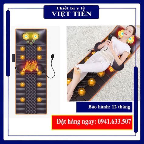 Mua Đệm Nệm massage xa toàn thân hồng ngoại sưởi nóng trị liệu BM N89