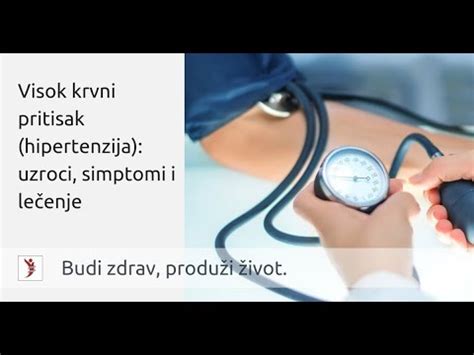 Visok krvni pritisak hipertenzija uzroci simptomi i lečenje YouTube