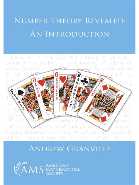 andrew granville number theory revealed an introduction american mathematical society 2020 pdf